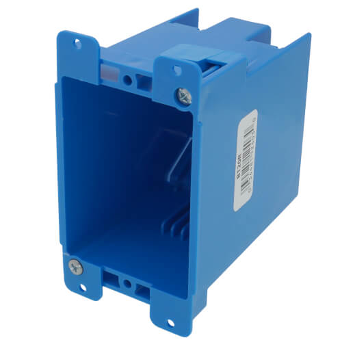 B120R - Carlon B120R - 20 Cubic Inch 1-Gang PVC Old Work Outlet Box w ...