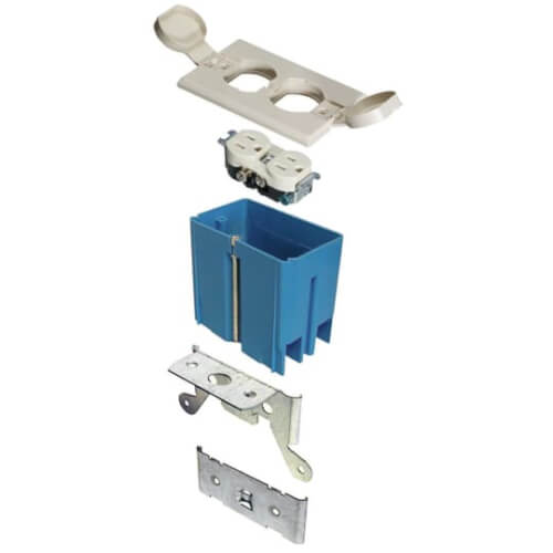 B121BFBRW - Carlon B121BFBRW - Single-Gang Adjustable Residential Floor ...