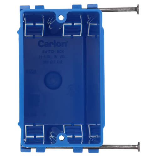 B122A-UPC - Carlon B122A-UPC - 22 Cubic Inch 1-Gang Nail-On New Work ...