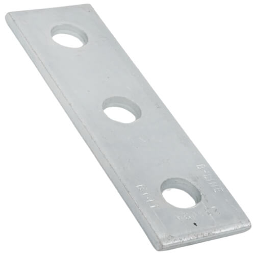 B141ZN - Cooper B-Line B141ZN - 3 Hole Splice Plate, 9/16" (Zinc)