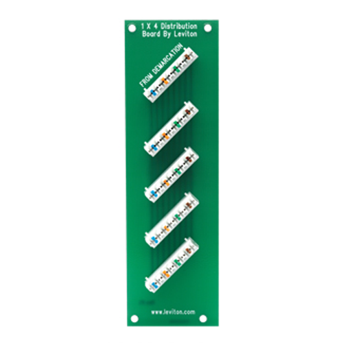 47609-4 - Leviton 47609-4 - 1x4 Bridged Phone Board