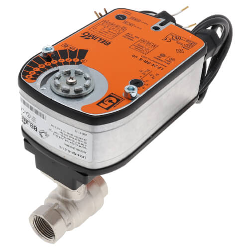 B221-LF24-SR-S - Belimo B221-LF24-SR-S - 3/4" B2 Series, 2-Way Characterized Control Valve ...