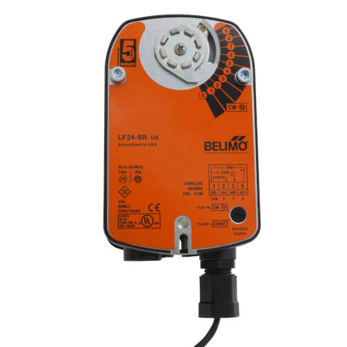 B325-LF24-SR - Belimo B325-LF24-SR - 1" 3-Way CCV w/ Spring Return Modulating Actuator