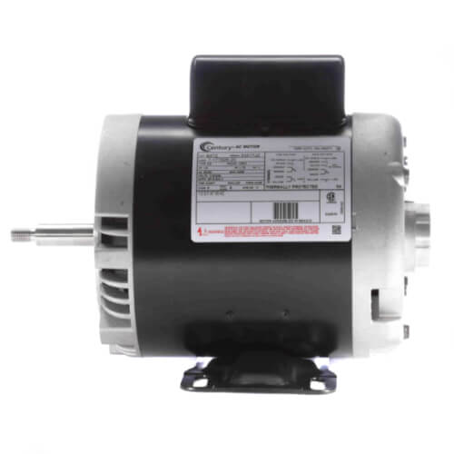 B472 - Century B472 - Capacitor Start NEMA "C" Face Rigid Base Motor, 1 ...