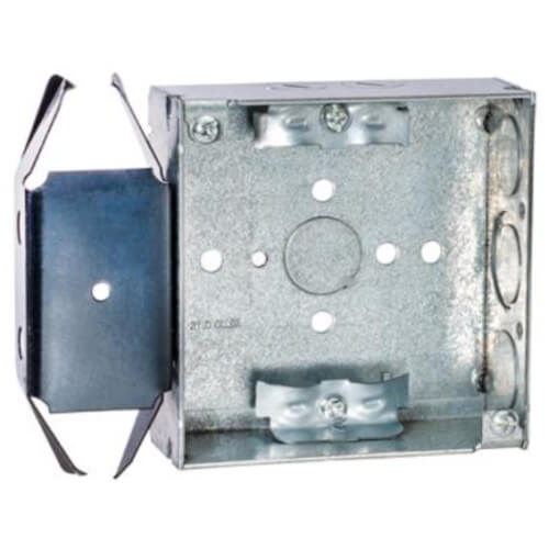 B6228 - Topaz B6228 - 4" Square Welded Box 1-1/2" Deep with Metal Stud ...
