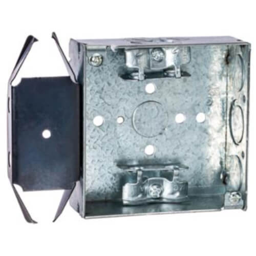 B6229 - Topaz B6229 - 4" Square Welded Box 1-1/2" Deep with Metal Stud ...