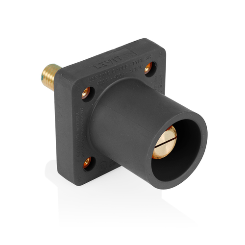 16R25-1UE - Leviton 16R25-1UE - Male Panel Receptacle, Cam-Type, Self ...