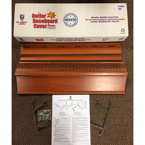 BB13 - Cover Luxe (Better Baseboard Covers) BB13 - 2 Ft. Kit Cover Set ...