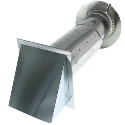 BD4 - Broan BD4 - Pressure Relief Damper w/ Wall Cap and 4" Collar