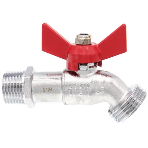 BDMT050-C - Bluefin BDMT050-C - 1/2" Chrome Plated Boiler Drain w/ T ...
