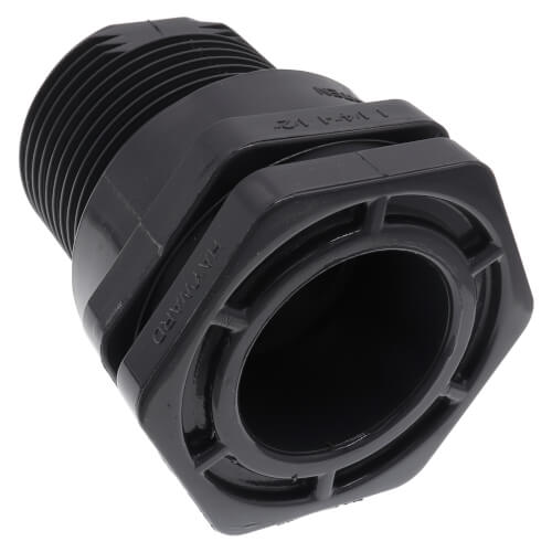 BFA1015SES - Hayward BFA1015SES - 1-1/2" PVC Bulkhead Fitting w/ EPDM Gasket (Socket x Socket)