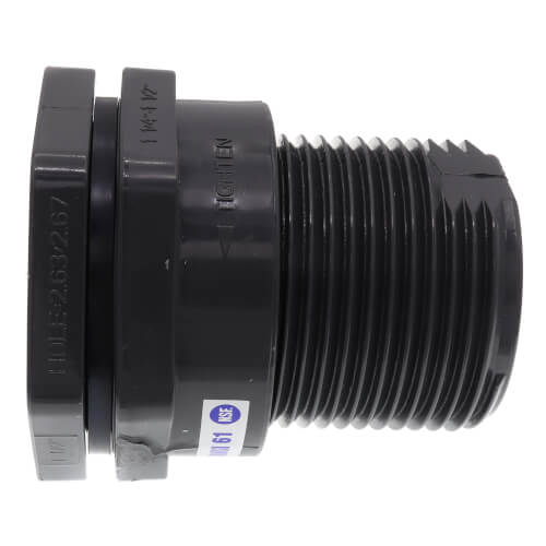 BFA1015SES - Hayward BFA1015SES - 1-1/2" PVC Bulkhead Fitting w/ EPDM Gasket (Socket x Socket)
