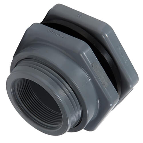 BFAS1005CES - Hayward BFAS1005CES - 1/2" PVC Bulkhead Fitting w/ EPDM ...