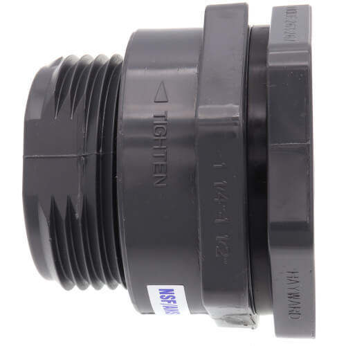BFAS1015TES - Hayward BFAS1015TES - 1-1/2" PVC Bulkhead Fitting w/ EPDM ...