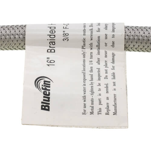 BFC16 - Bluefin BFC16 - 16" Braided Stainless Steel Hose Faucet ...