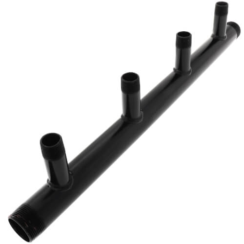 BH125-075-4 - Bluefin BH125-075-4 - 1-1/4" Boiler Header with 3/4 ...