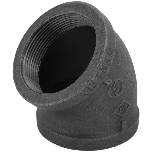 BL45E300C - Bluefin BL45E300C - 3" Black 45° Elbow
