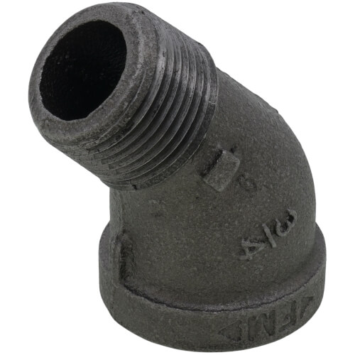 BL45S075C - Bluefin BL45S075C - 3/4" Black 45° Street Elbow