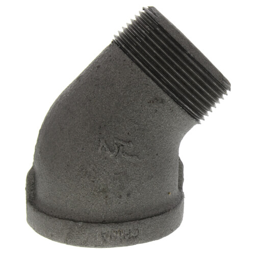 BL45S150C - Bluefin BL45S150C - 1-1/2" Black 45° Street Elbow