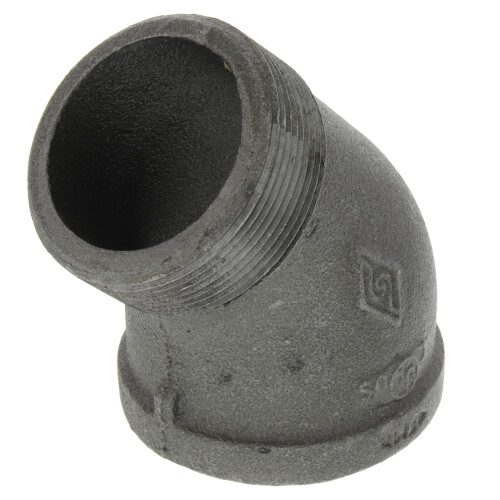 BL45S200 - Bluefin BL45S200 - 2" Black 45° Street Elbow