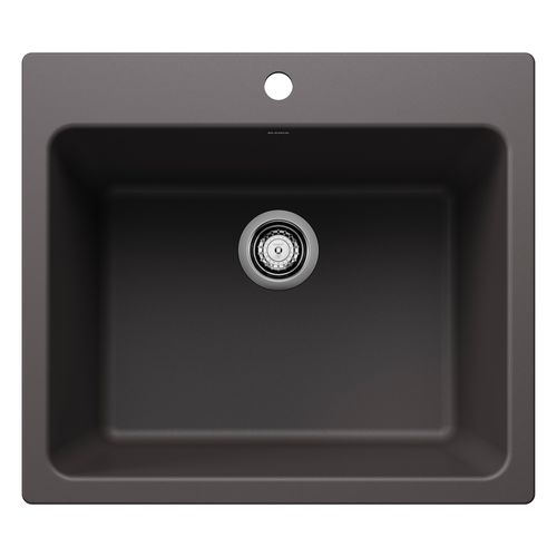 401923 - Blanco 401923 - Liven SILGRANIT 25" Single Bowl Dual Mount ...