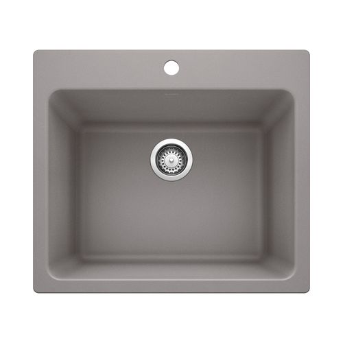 401924 - Blanco 401924 - Liven SILGRANIT 25" Single Bowl Dual Mount ...