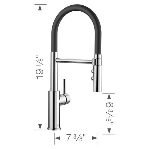 402447 - Blanco 402447 - Catris Flexo Semi-Pro Pull-Down Dual-Spray ...