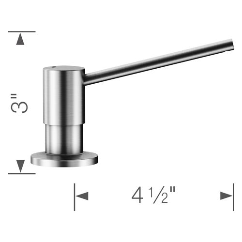 402672 - Blanco 402672 - Torre Soap Dispenser (PVD Steel)