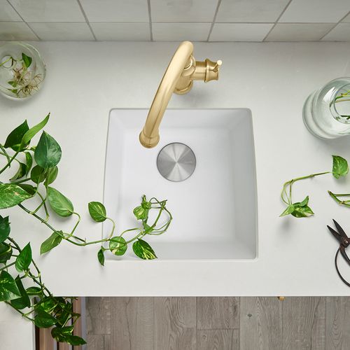 440081 - Blanco 440081 - Performa SILGRANIT 17" Undermount Bar Sink (White)