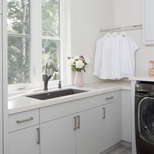 440148 - Blanco 440148 - Precis SILGRANIT 32" Super Single Undermount ...