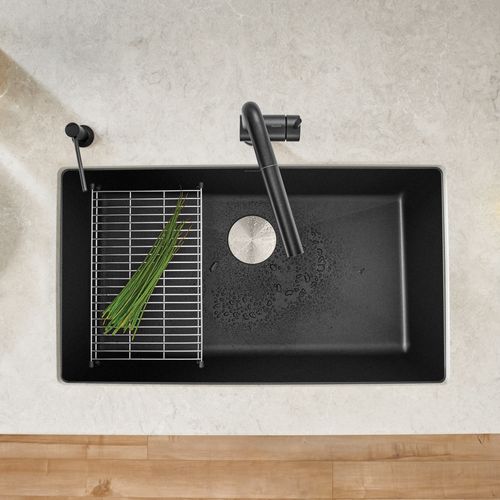 440149 - Blanco 440149 - Precis SILGRANIT 32" Super Single Undermount ...