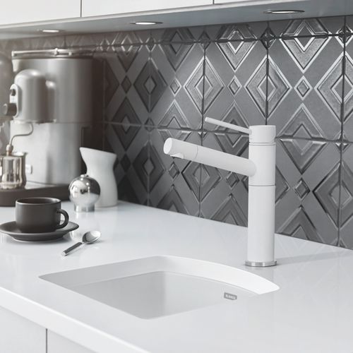 440205 - Blanco 440205 - Diamond SILGRANIT 15" Dual Mount Bar Sink ...
