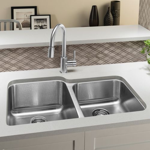 441023 - Blanco 441023 - Stellar 32" 60/40 Double Bowl Undermount ...