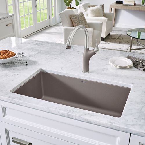 441297 - Blanco 441297 - Precis SILGRANIT 32" Super Single Undermount ...