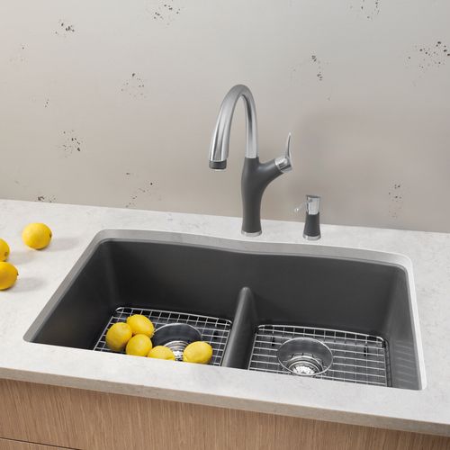 442071 - Blanco 442071 - Diamond SILGRANIT 32" 50/50 Double Bowl ...