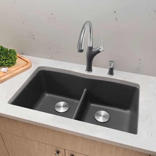 442071 - Blanco 442071 - Diamond SILGRANIT 32" 50/50 Double Bowl ...