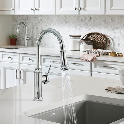 442501 - Blanco 442501 - Empressa High Arc Pull-Down Dual-Spray Kitchen ...