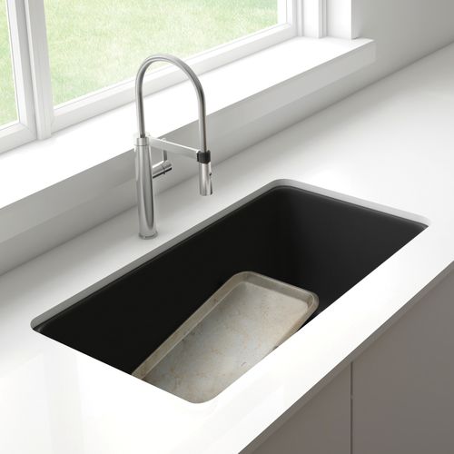 442525 - Blanco 442525 - Precis SILGRANIT 33" 60/40 Reversible Double ...