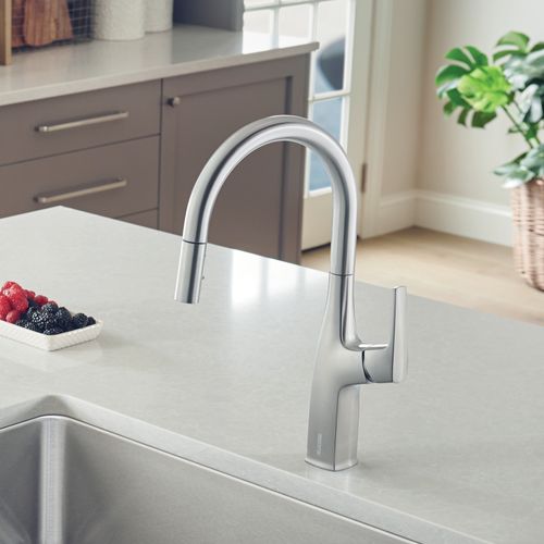 442678 - Blanco 442678 - Rivana High-Arc Pull-Down Dual-Spray Kitchen ...