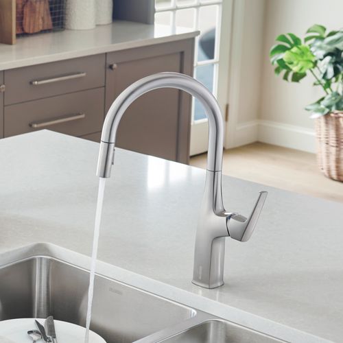 442678 - Blanco 442678 - Rivana High-Arc Pull-Down Dual-Spray Kitchen ...