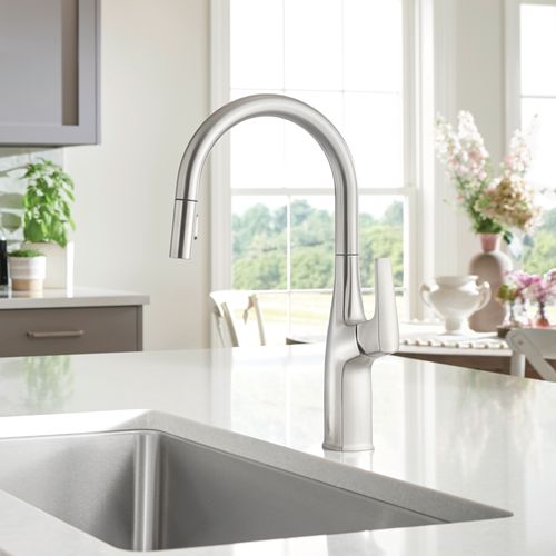 442678 - Blanco 442678 - Rivana High-Arc Pull-Down Dual-Spray Kitchen ...