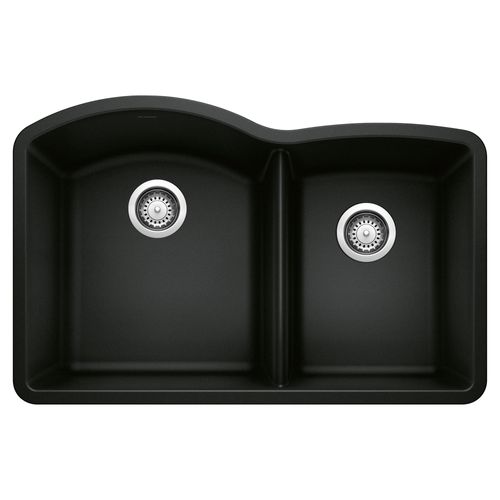 442909 - Blanco 442909 - Diamond SILGRANIT 32" 60/40 Double Bowl ...