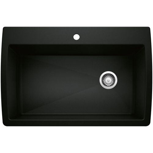 442917 - Blanco 442917 - Diamond SILGRANIT 33.5" Super Single Dual ...