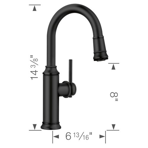 443025-BLANCO - Blanco 443025-BLANCO - Empressa Pull-Down Bar Faucet ...