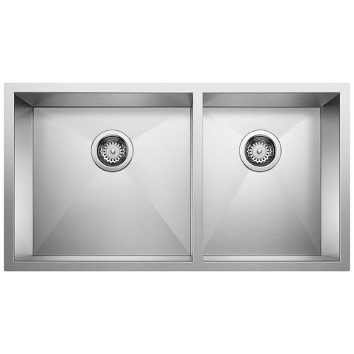 443054-BLANCO - Blanco 443054-BLANCO - Quatrus R0 33" 60/40 Double Bowl ...