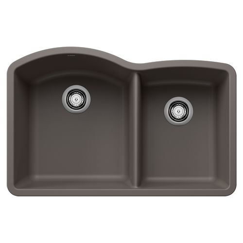 443101 - Blanco 443101 - Diamond SILGRANIT 32" 60/40 Double Bowl ...