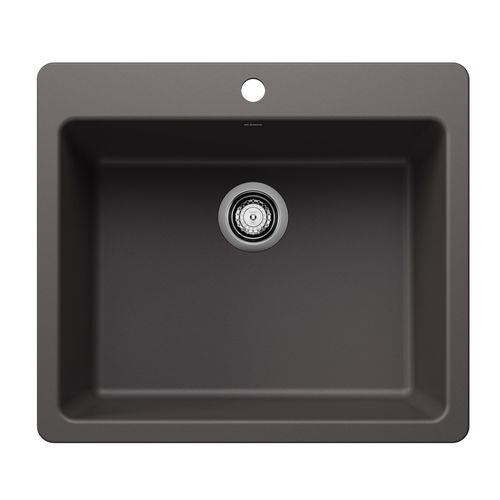 443220 - Blanco 443220 - Liven SILGRANIT 25" Single Bowl Dual Mount ...