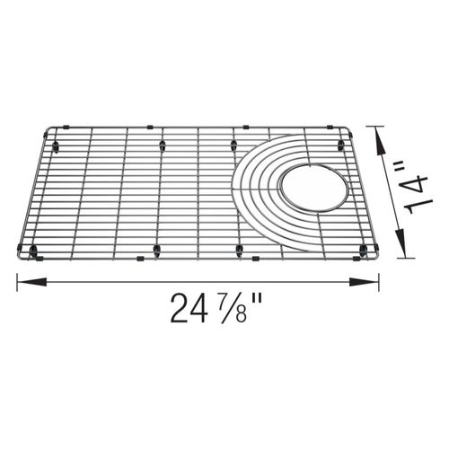 443344 - Blanco 443344 - Stainless Steel Sink Grid for Inteos 30 ...