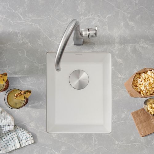 513422 - Blanco 513422 - Precis SILGRANIT 13" Undermount Bar Sink (White)
