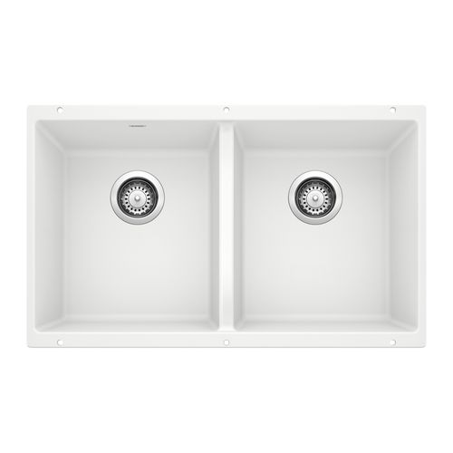 516320 - Blanco 516320 - Precis SILGRANIT 29" 50/50 Double Bowl ...